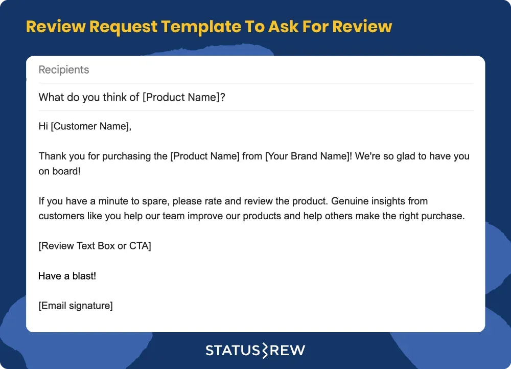 12 Smart Ways To Ask For A Review Templates Statusbrew