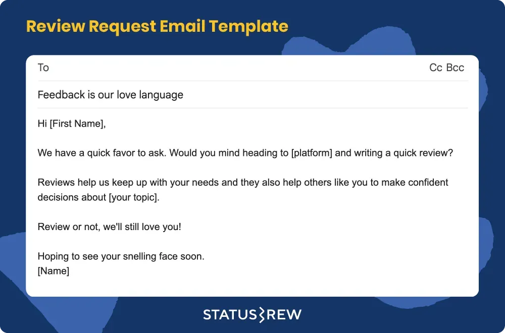 12 Smart Ways To Ask For A Review Templates Statusbrew